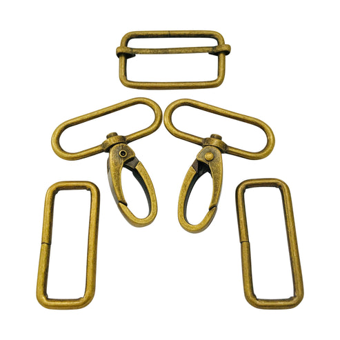 Bag Making Hardware Kit, size 11/2" (38mm), available in two colours w ...